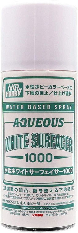 GUNZE Mr. Aqueous Surfacer 1000 Spray (170 ml) White