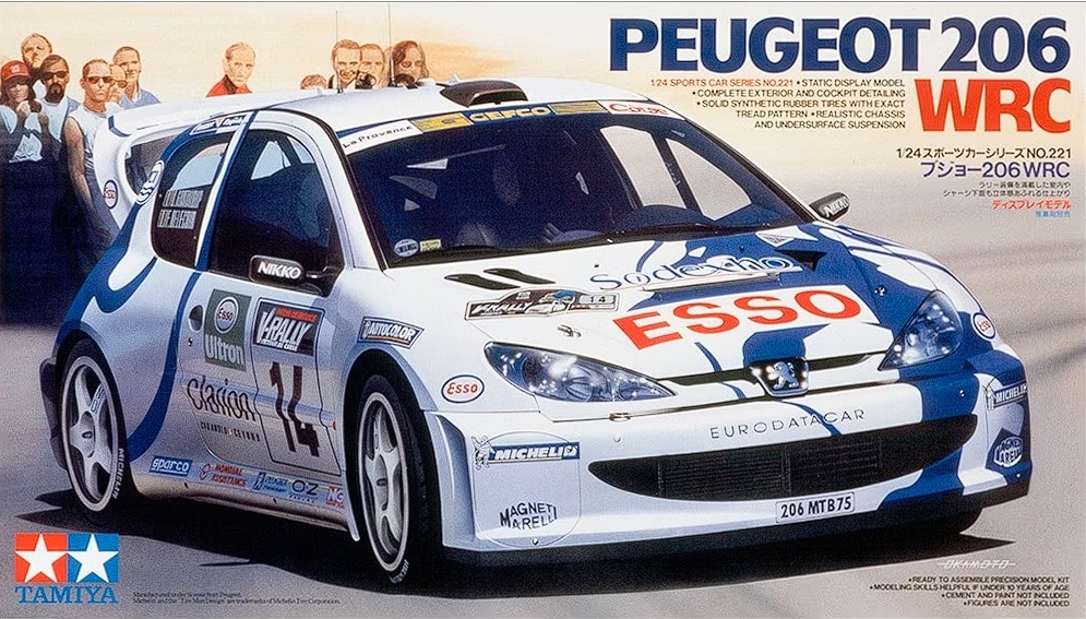 TAMIYA 1/24 Peugeot 206 WRC