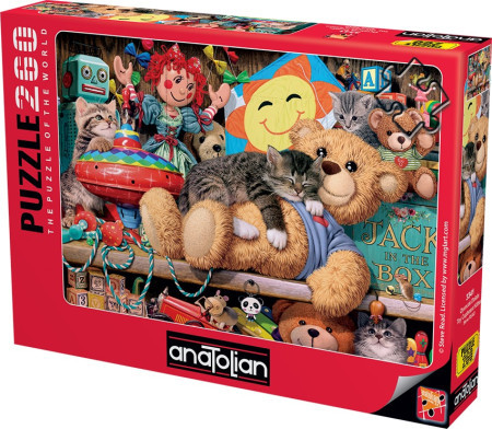 Antanolian Puzzle Toy Cupboard Kitten 260 elemenata ( 133419 )