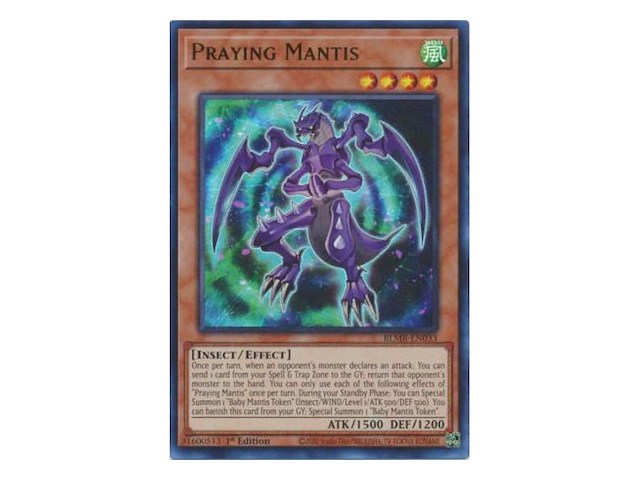 Yu-Gi-Oh! Praying Mantis - BLMR-EN033