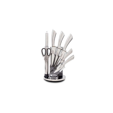Nava nv10-167-020 kuhinjski set noževa sa postoljem čelik 8 komada