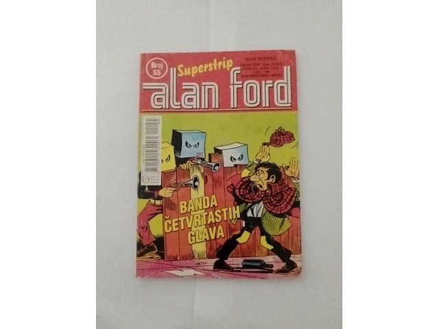 (0250) Alan Ford CPG 55 Banda četvrtastih glava