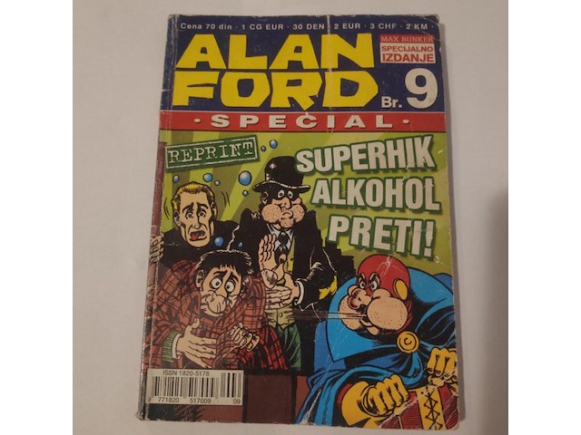 (0133) Alan Ford special 9 Superhik alkohol preti!