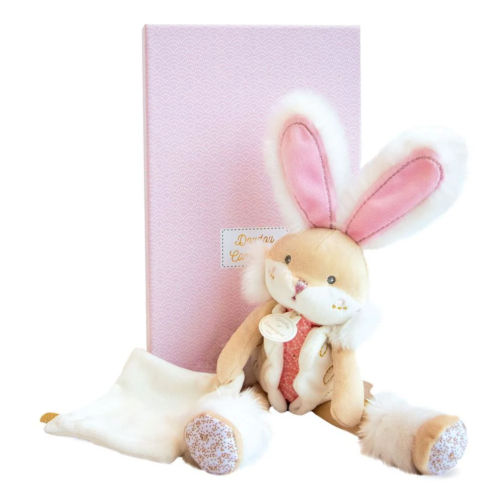 Doudou medeni roze zeka 30cm