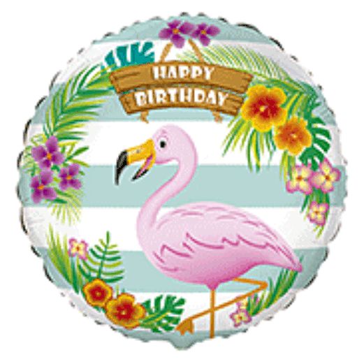 Lopta flamingo happy 18″