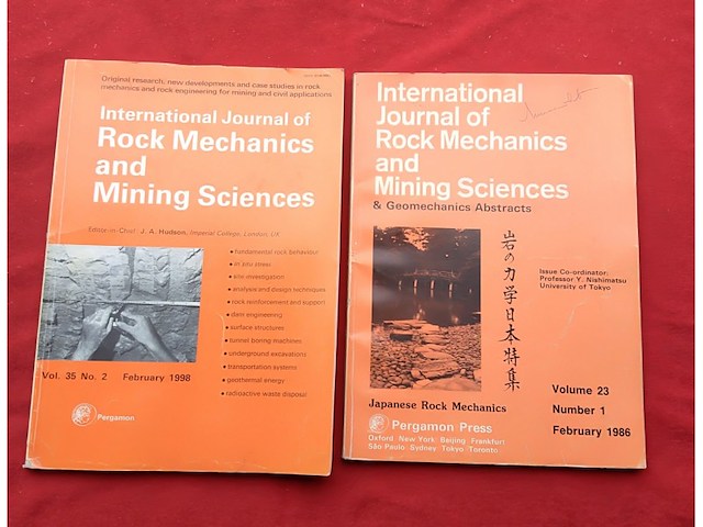 International Journal  Rock  Mechanics  and Mining Scie
