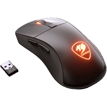 Cougar Surpassion RX mouse wireless PMW3330 72000 dpi LED screen ( CGR-SURRX )