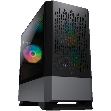 Cougar MG140 air RGB black PC case mini tower air vents ( CGR-5JM8B-AIR-RGB )