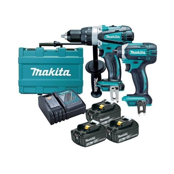 Set DLX2145X1 udarni odvijač DTD152 + Udarna bušilica DHP458 Makita