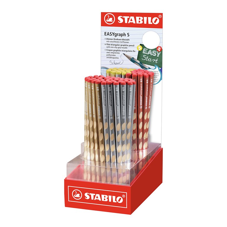 Ergonomska olovka STABILO EASYgraph S metallic HB displej 1/90