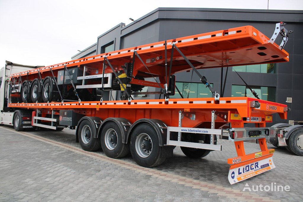 Nova Lider 2024 MODEL NEW LIDER TRAILER DIRECTLY FROM MANUFACTURER FACTORY poluprikolica sa ravnom platformom