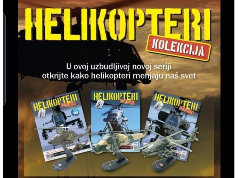 Helikopteri kolekcija Makete helikoptera MINT