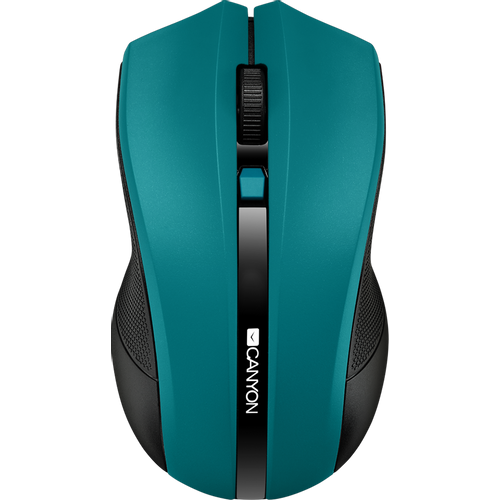 CANYON MW-5 2.4GHz wireless Optical Mouse with 4 buttons, DPI 800/1200/1600, Green, 122*69*40mm, 0.067kg