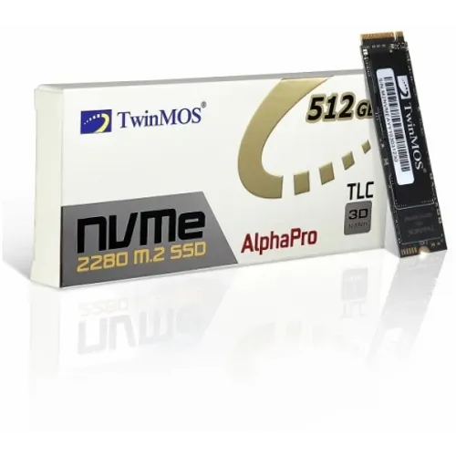 SSD M.2 NVMe TwinMOS 512GB, 3600MBs/3250MBs NVMe512GB2280AP