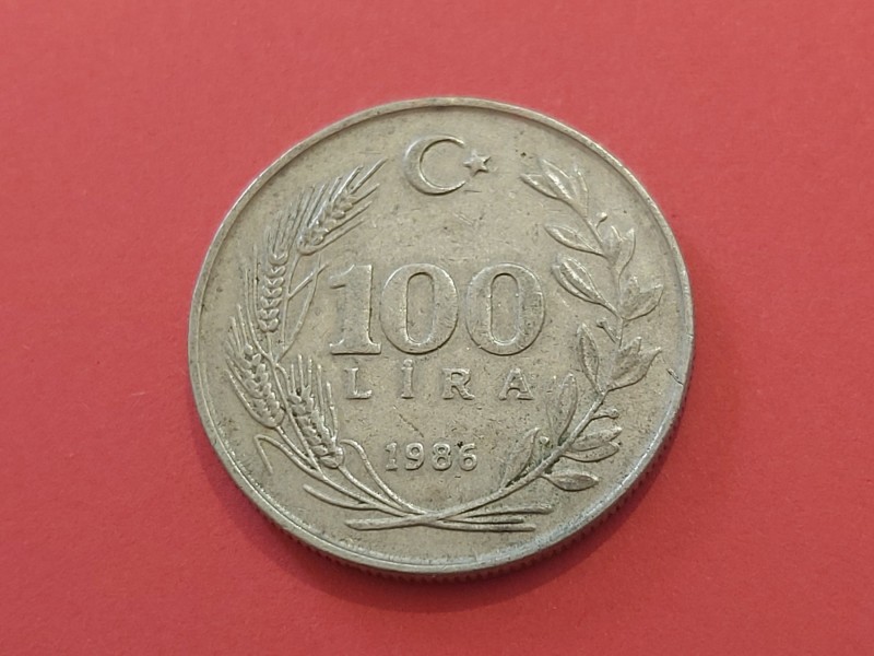 Turska - 100 lira 1986 god