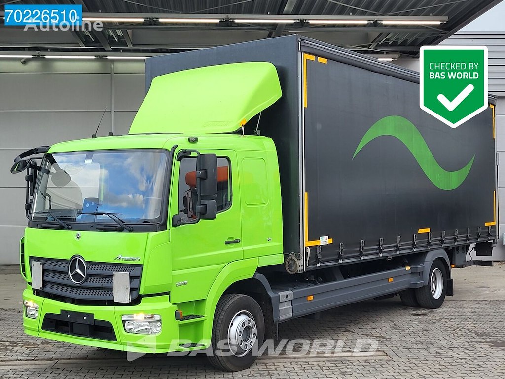 Mercedes-Benz Atego 1218 4X2 12tonner 1.500kg Ladebordwand Euro 6 kamion sa klizna zavesa cerada