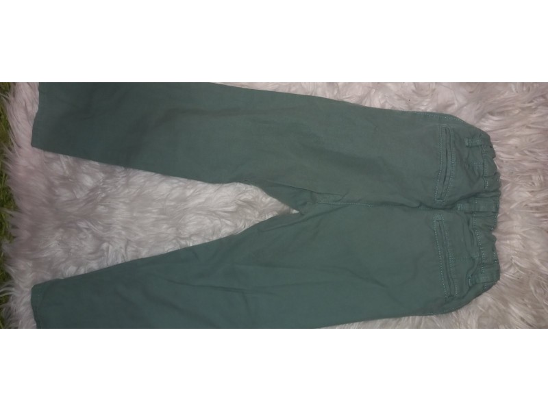 H&M šmekerske pantalone 122 (6-7 godina) ZELENE