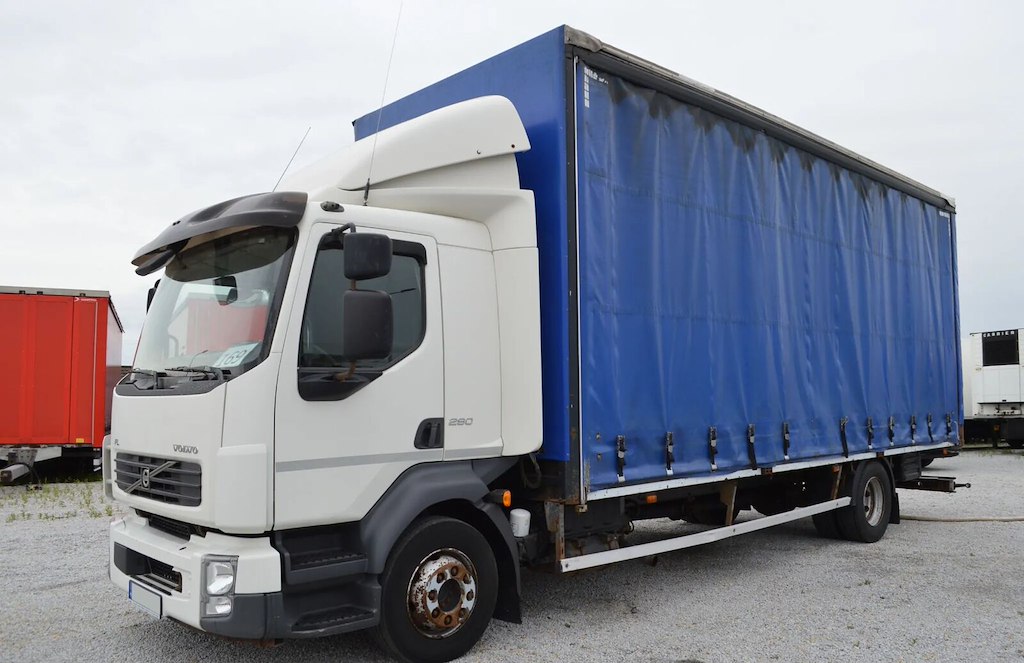 Volvo FL 290 12.290 CURTAIN TILT EURO 5 kamion sa klizna zavesa cerada