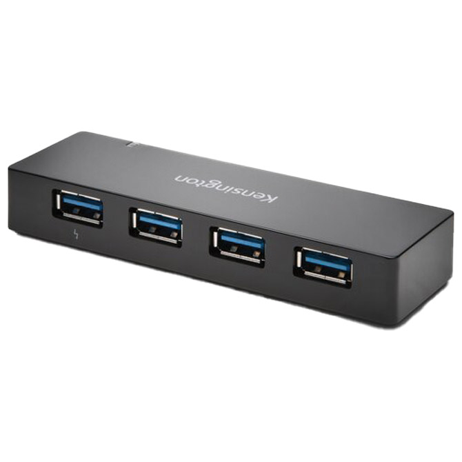 USB hub 4 porta USB 3.0 + punjač Kensington K39122EU