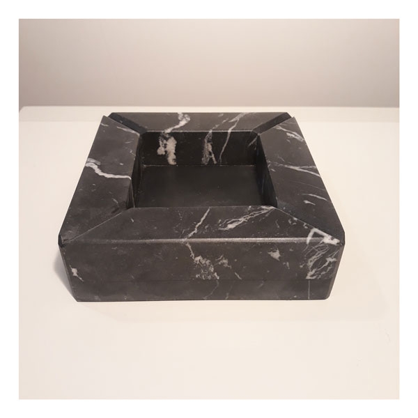 Pepeljara Nero Marquina 15x15x5