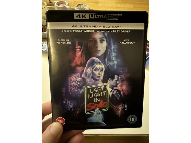 Last night in Soho 4k UHD plus blu ray