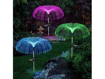Prelepe baštenske solarne lampe u obliku meduze 4 komada