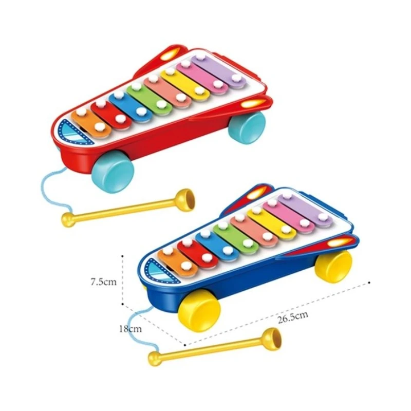 BBO Toys Metalofon igračka za bebe Rocket, 18m+