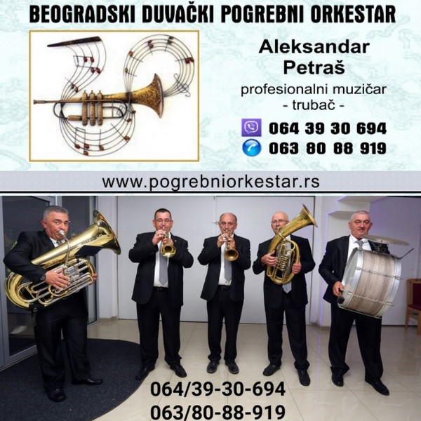 Trubači bleh muzika orkestar za sahrana srbija