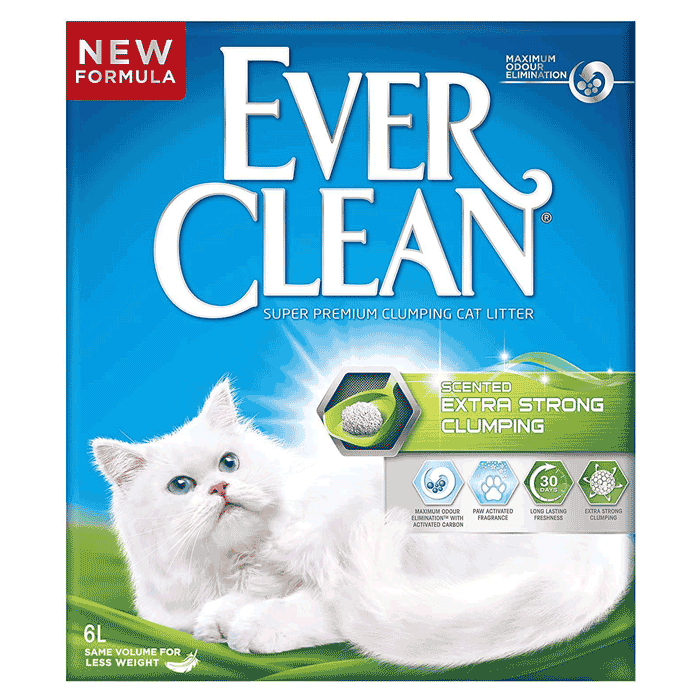 Ever Clean jako grudvajući posip za mačke Extra Strong Scented