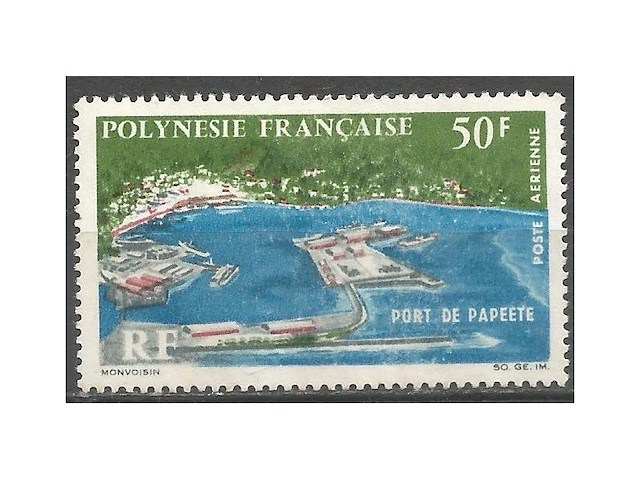Francuska Polinezija,Luka Papete 1966.,čisto