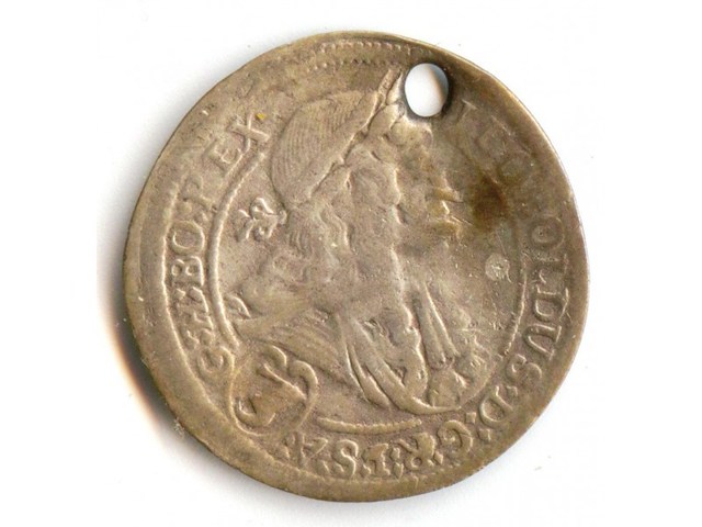 Austrija 3 kreuzer 1699 IA