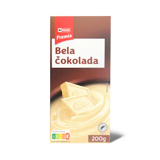 Cokolada bela Maxi 200g