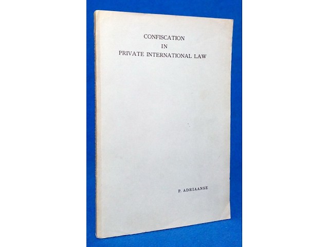 Confiscation in Private International Law