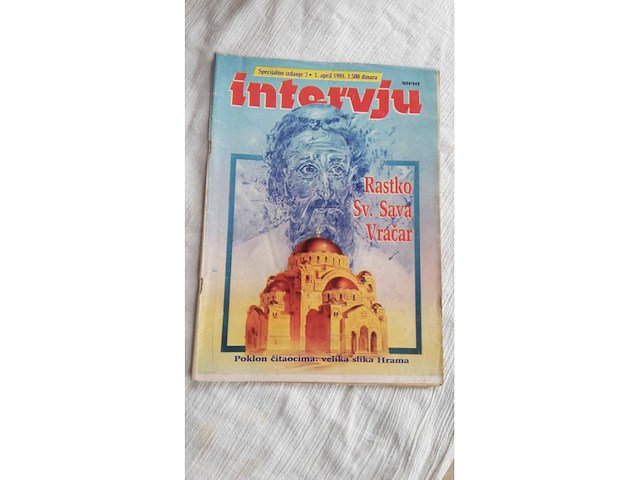 INTERVJU..SVETI SAVA I HRAM..1988.