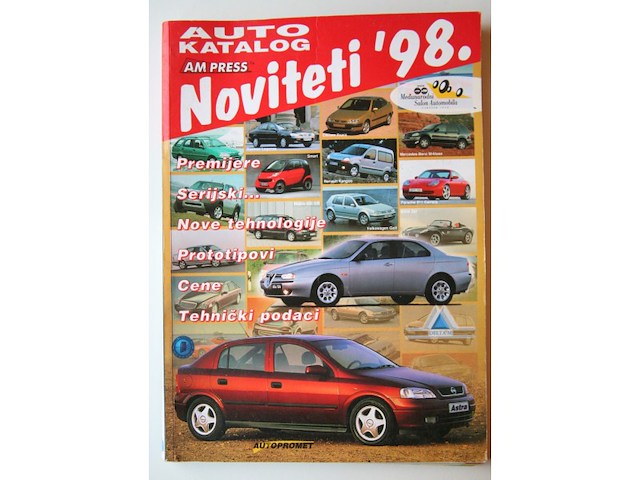 Auto katalog iz 1998. god.