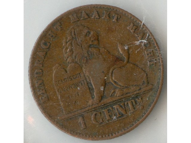 Belgija 1 centime dutch 1902