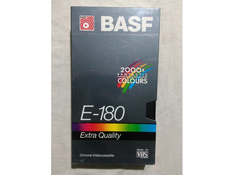 BASF E-180 VHS kaseta, novo