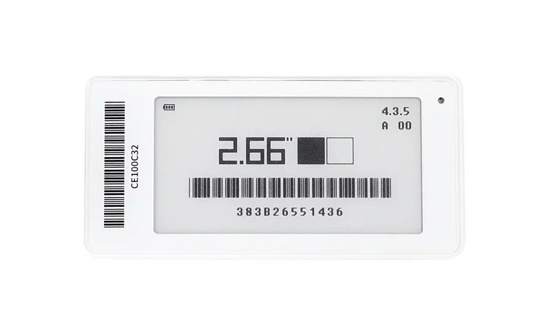 Electronic Shelf Labels 2,66˝ E-paper