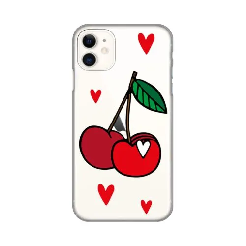 Silikonska futrola - maska print za iPhone 11 6.1 Cherry