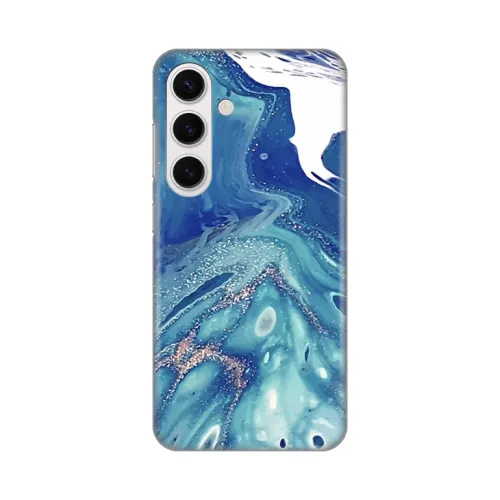 Silikonska futrola - maska print za Samsung S921B Galaxy S24 Blue Marble