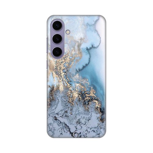 Silikonska futrola - maska print za Samsung S926B Galaxy S24 Plus Blue Gold Marble