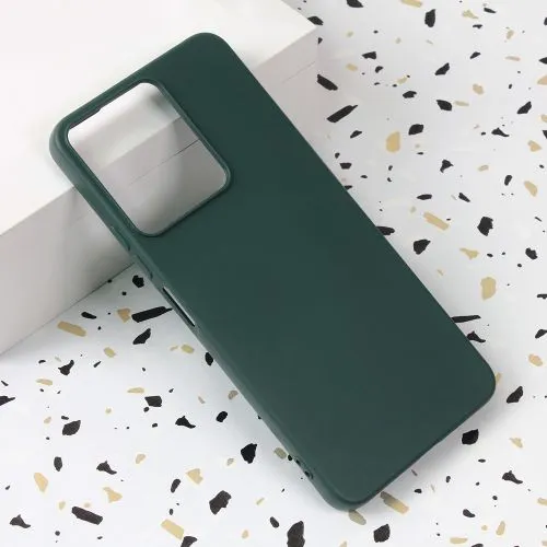 Futrola - maska Shell Velvet za Xiaomi Redmi 13C tamno zelena
