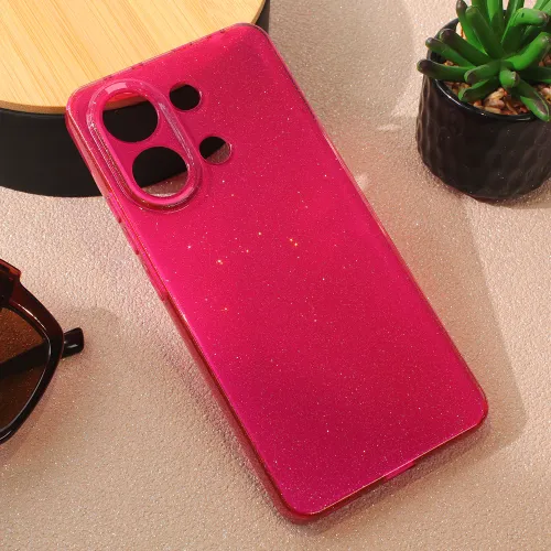 Futrola - maska Sparkle Dust za Xiaomi Redmi Note 13 4G bordo