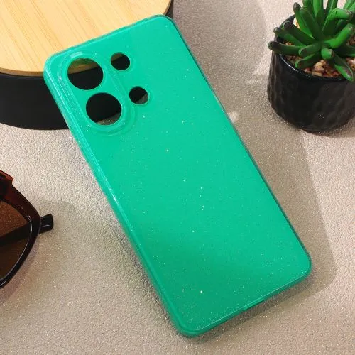Futrola - maska Sparkle Dust za Xiaomi Redmi Note 13 4G zelena