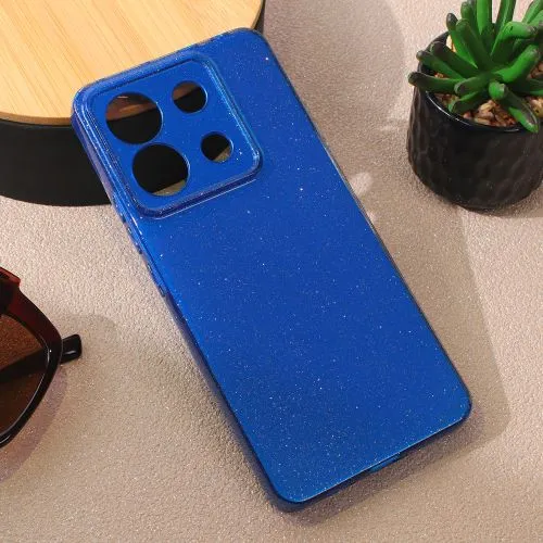 Futrola - maska Sparkle Dust za Xiaomi Redmi Note 13 Pro 5G tamno plava