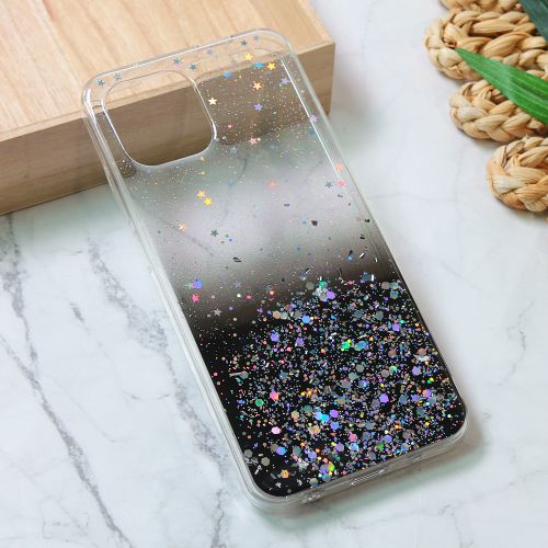 Silikonska futrola - maska Glitter za Xiaomi Redmi A1/Redmi A2 crna