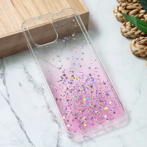 Silikonska futrola - maska Glitter za Xiaomi Redmi A1/Redmi A2 roze