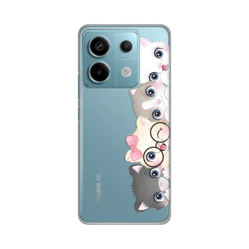 Silikonska futrola - maska print Skin za Xiaomi Redmi Note 13 Pro 5G (EU) Cats