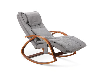 Stolica za masažu sa funkcijom grejanja siva Naipo MGC-2300P