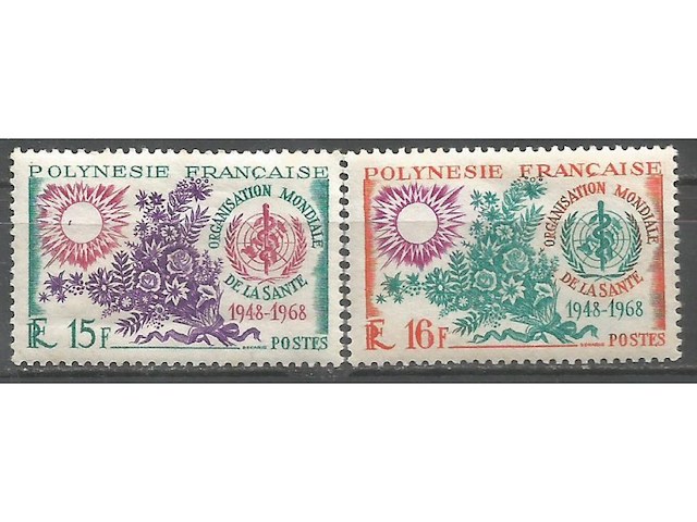 Francuska Polinezija,20 god WHO 1968.,čisto